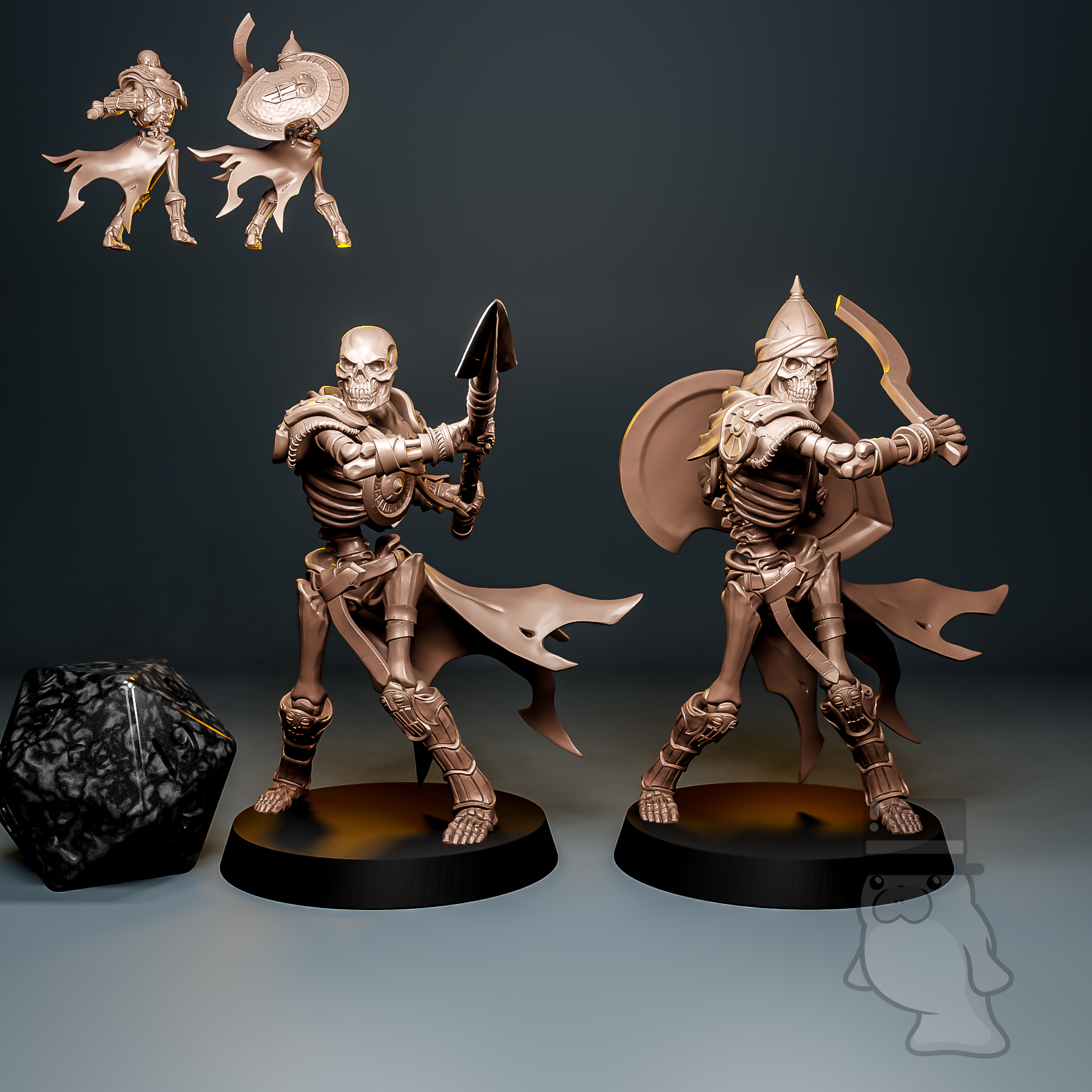 Tombsworn Skeleton A - Tombsworn Skeletons of Denmora - Artisan Guild :: Mini Manatee New Zealand